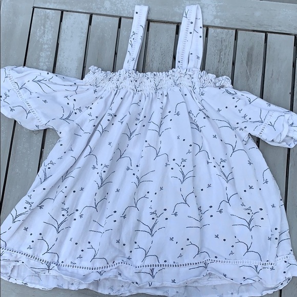 Love Notes | Tops | Love Notes Off The Shoulder White Shirt | Poshmark